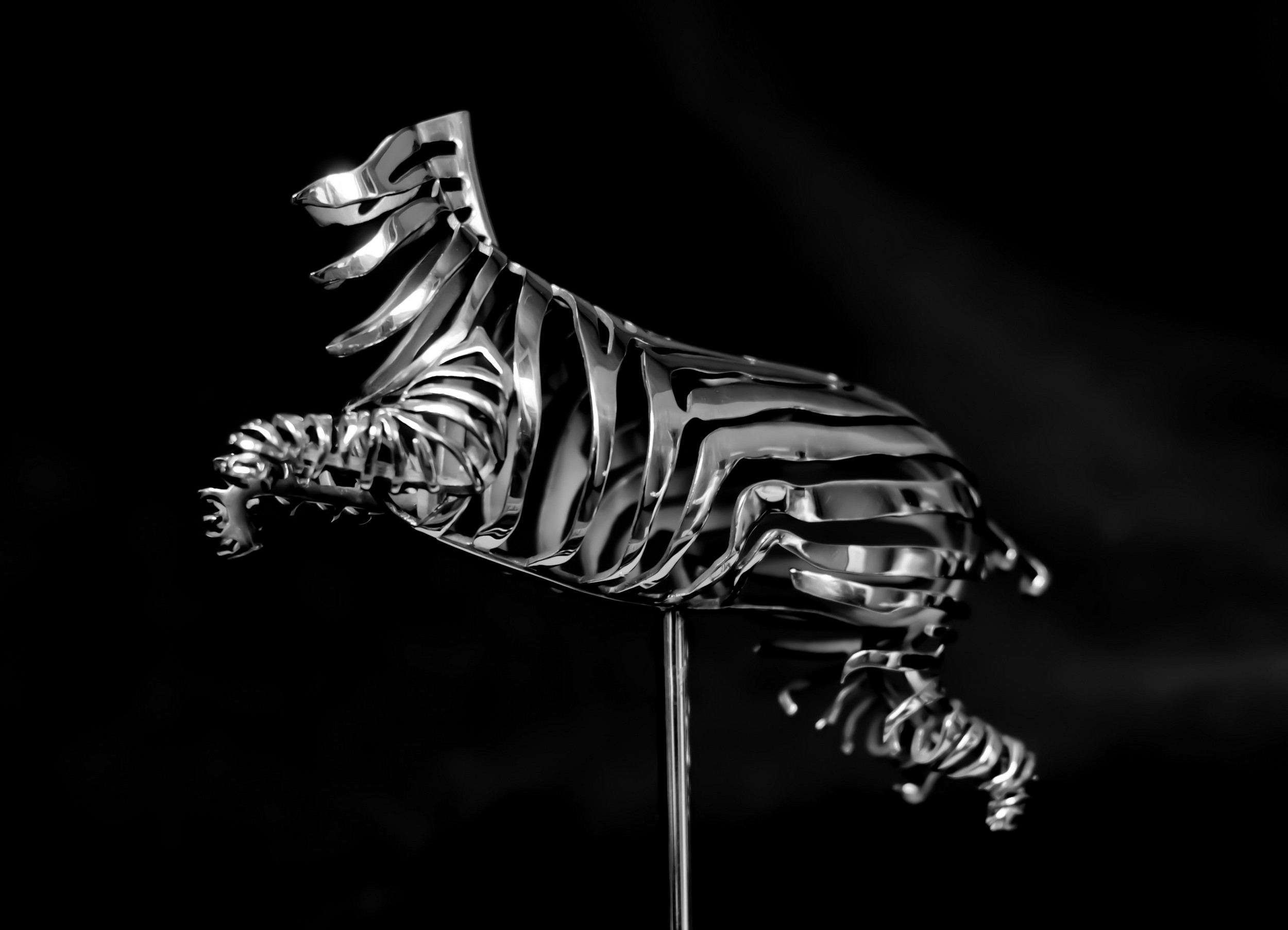 Zebra – Steel Art By Bart Somers